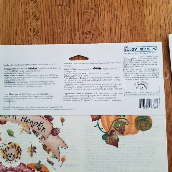 Other | 3 No Sew Applique Country Cut Outs From 1996 | Poshmark